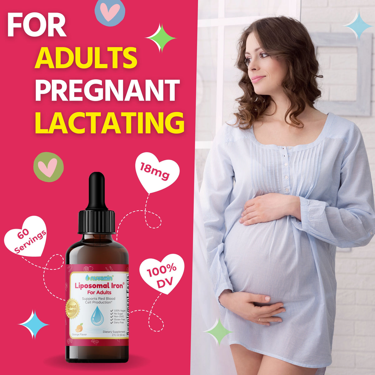 New Product Alert: Liquid Liposomal Iron Drops for Adults! – Nuvamin
